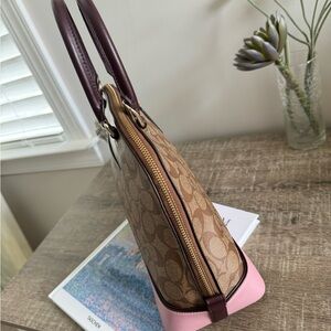 Coach | Bags | Coach F57494 Sierra Satchel Handbag Large In Colorblock ...